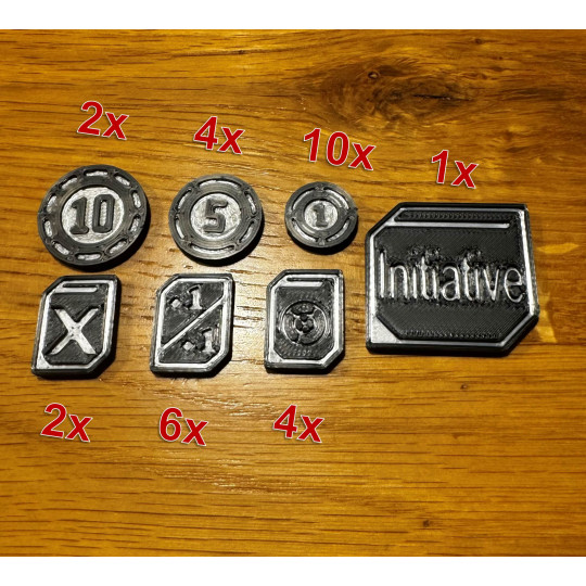 Star Wars Unlimited Tokens OPLE Props Black & White